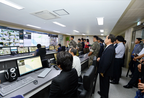 군 Cctv 통합관제센터 개소